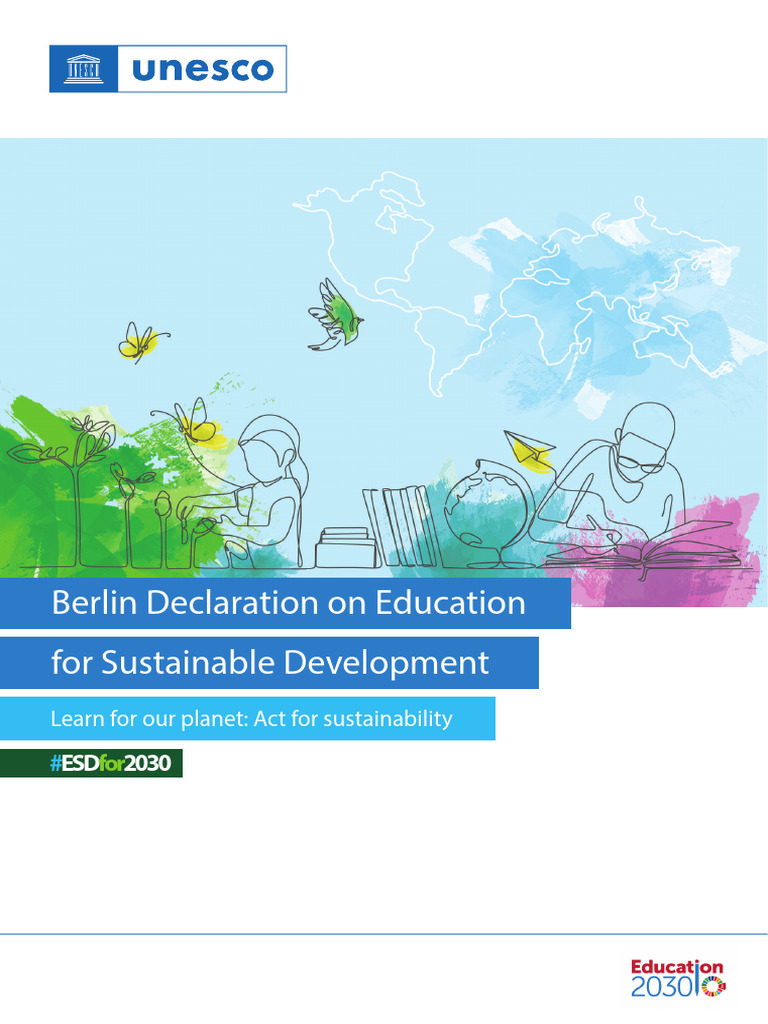 UNESCO - Berlin Declaration On Sustainable Development | PDF