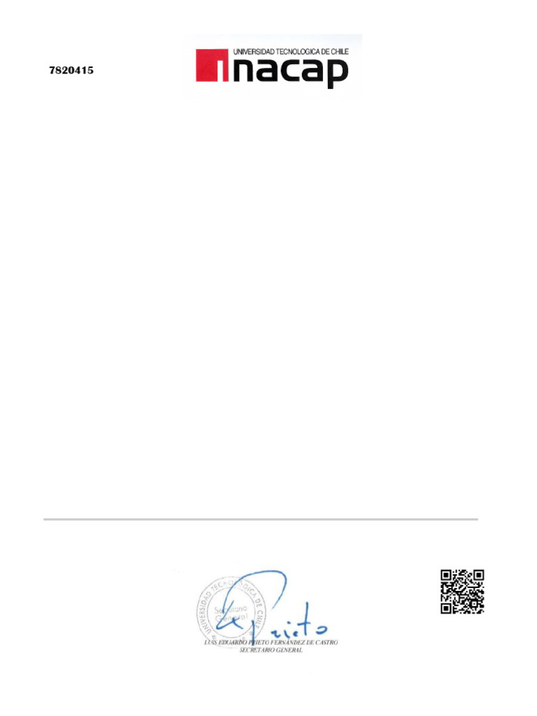 Certificado de Titulo Inacap Original | PDF