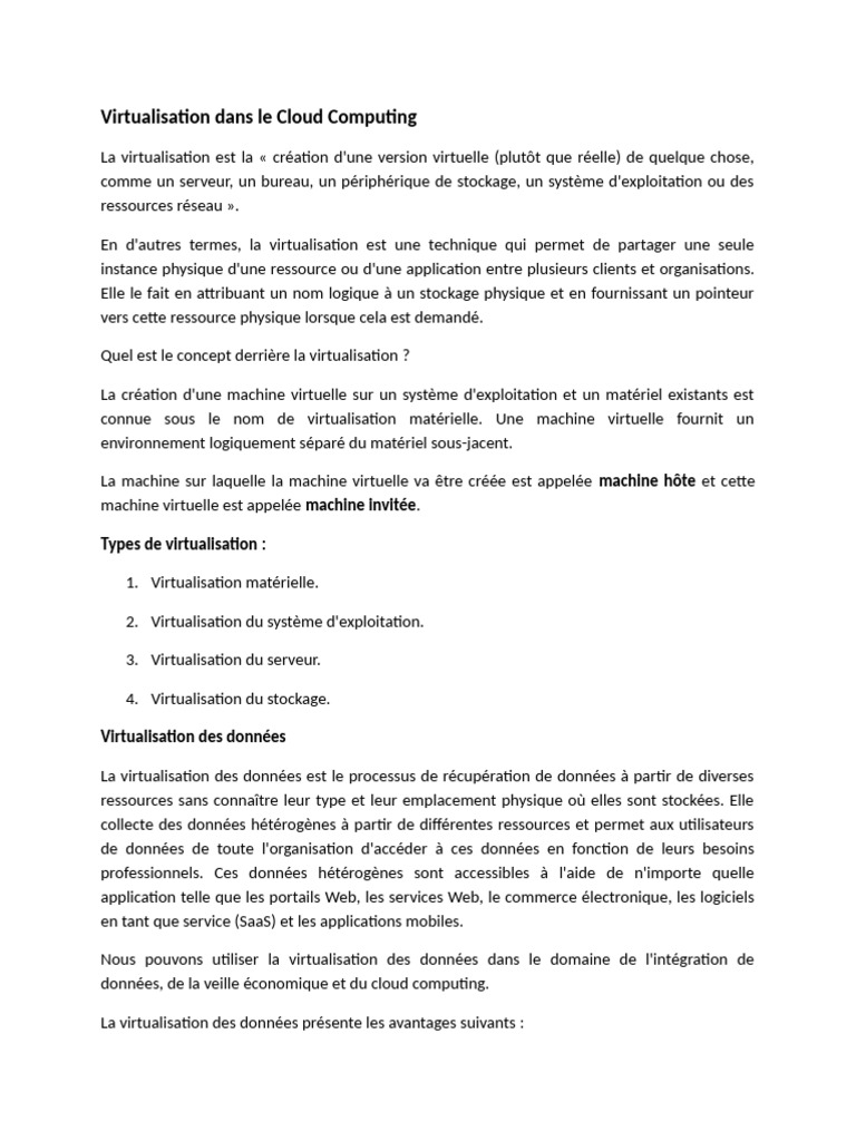 Virtualization | PDF