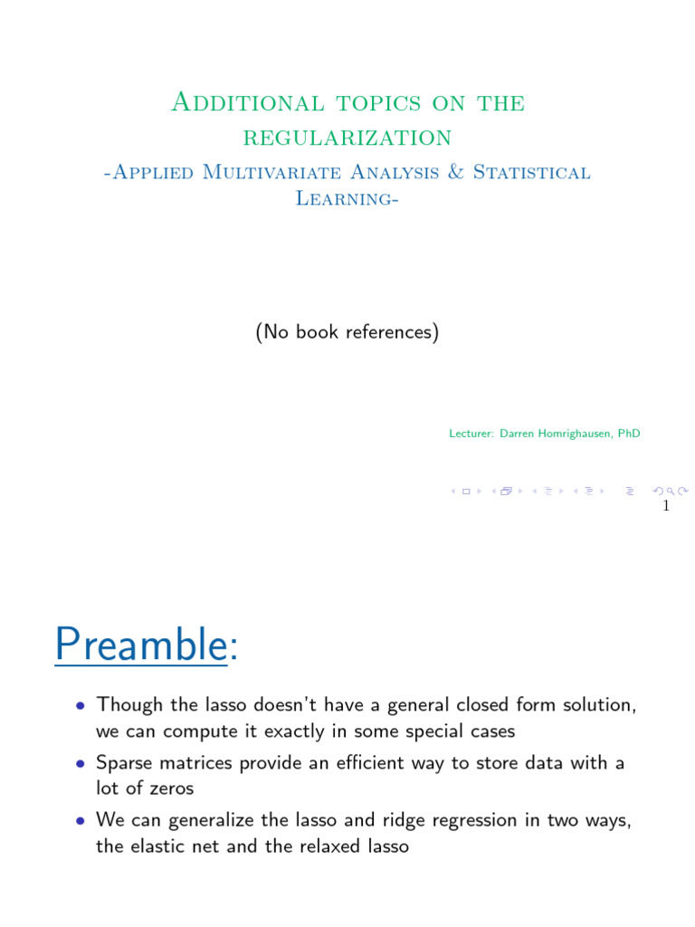 Linear Additional Topics | PDF