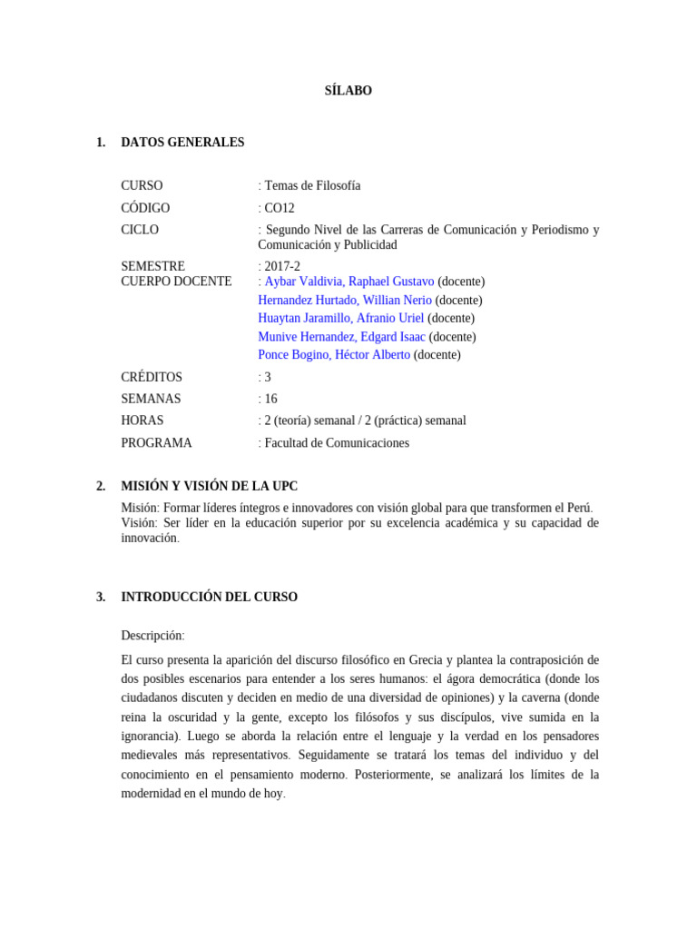 CO12 Temas de Filosofía | PDF