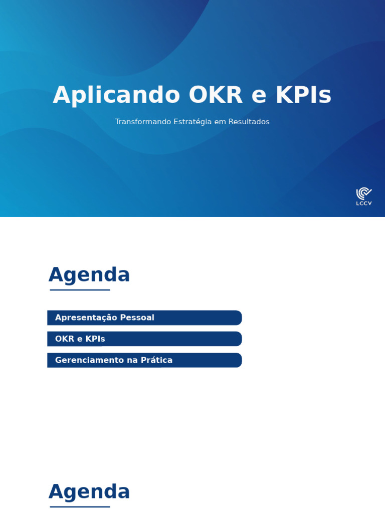 Aplicando OKR e KPIs | PDF
