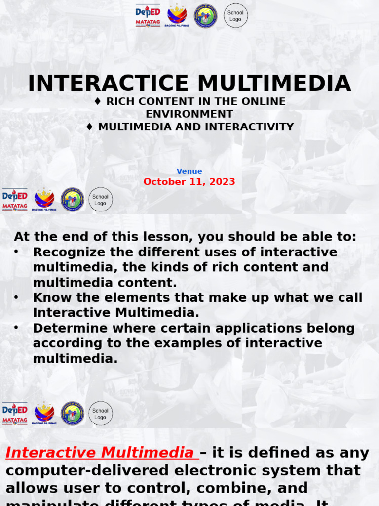 Interactive Multimedia EMTECH LESSON 10 | PDF