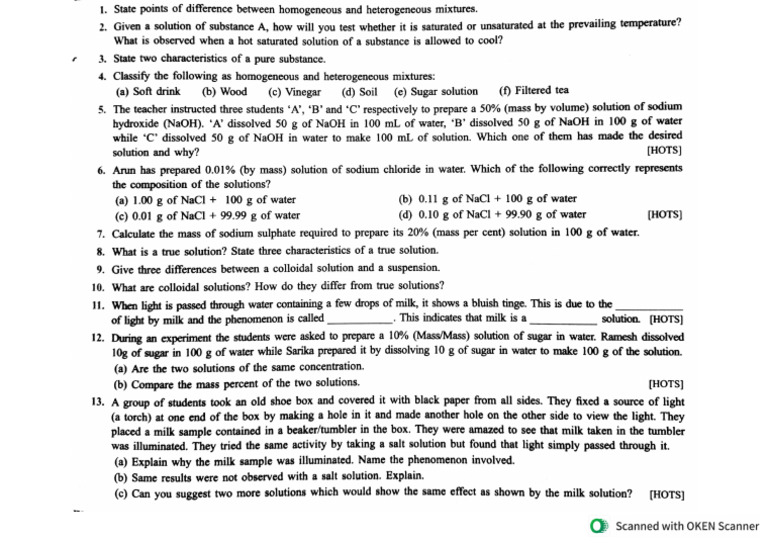 Class 9th Cbse Assignment | PDF