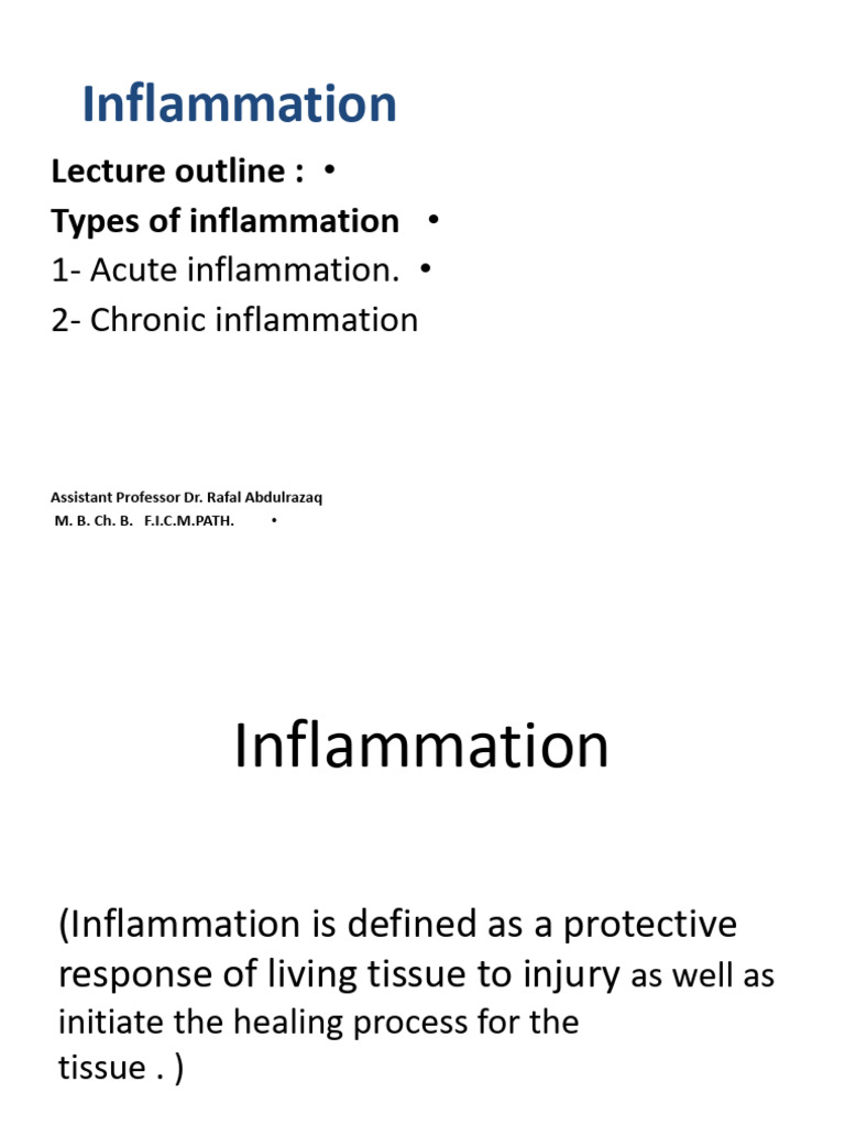 Inflammation | PDF