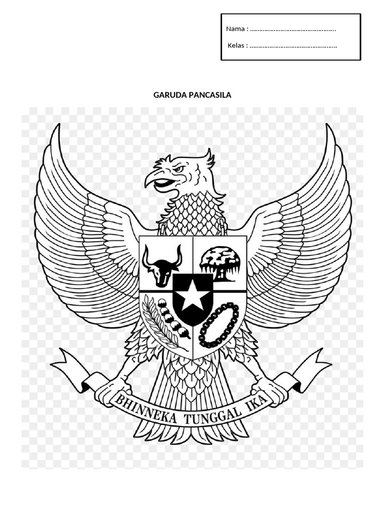 Mewarnai Garuda Pancasila | PDF