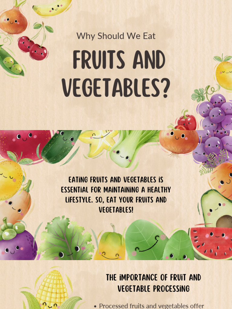 Fruits and Vegetables | PDF