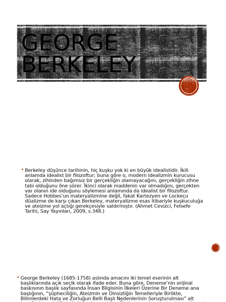 George Berkeley | PDF