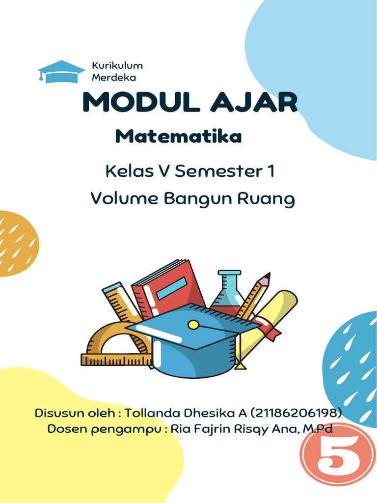 MODUL AJAR KELAS 5 VOLUME | PDF