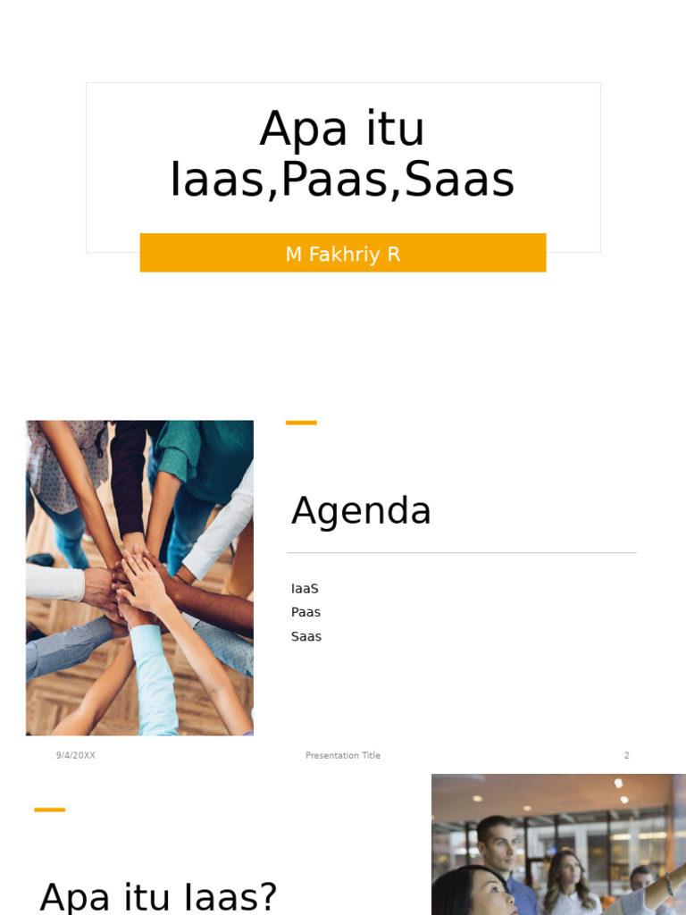 Apa Itu Iaas, Paas, Saas - Fakhriy | PDF