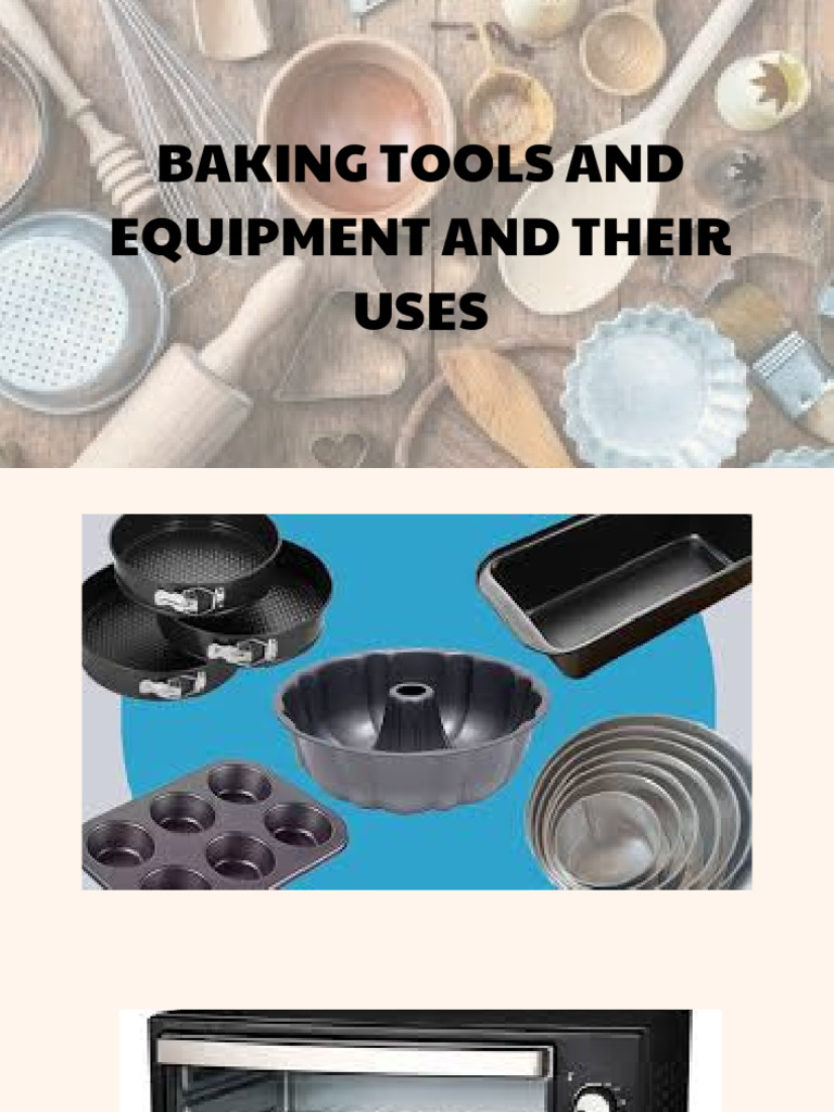 Baking Tools and Equipment Lesson Oprecio | PDF