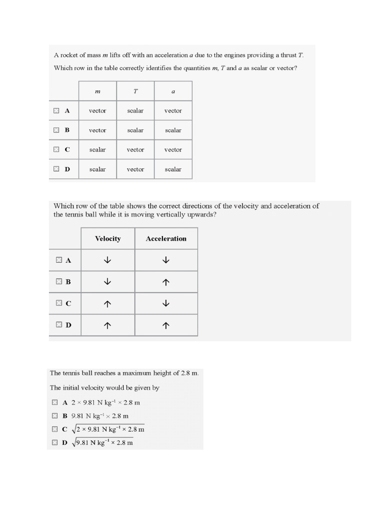 Unit 1 Tute Physics Edexcel Ial Notes by S | PDF