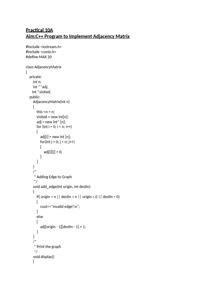 C++ Graph & Hashing Techniques | PDF | Computer Programming | Teaching ...