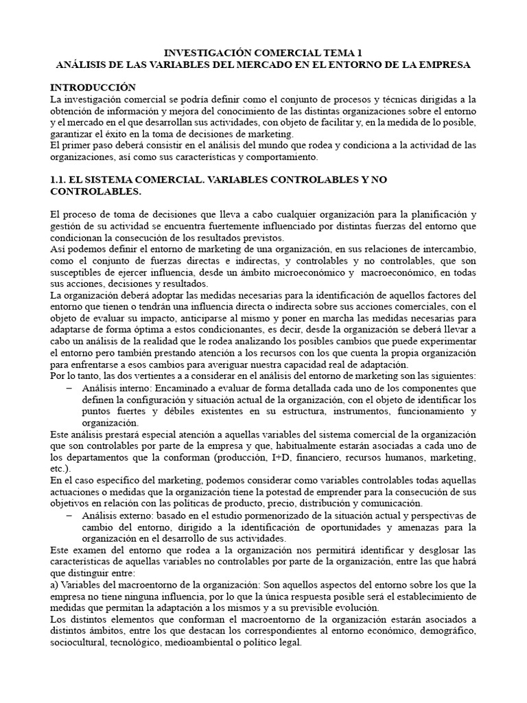 Inco Tema 1 | PDF