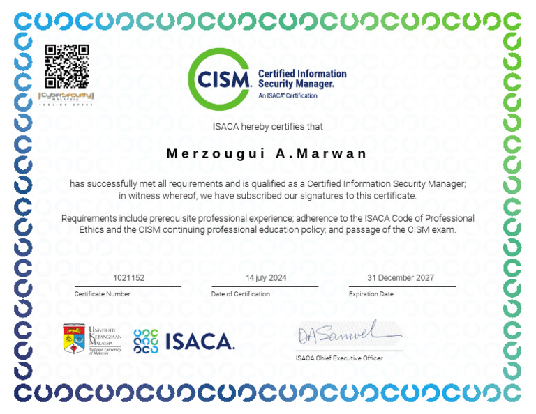 sfg8870 ISACA CISM Certification | PDF