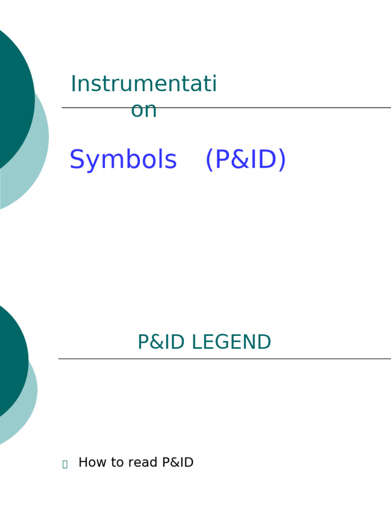 PID Instruments symbols | PDF