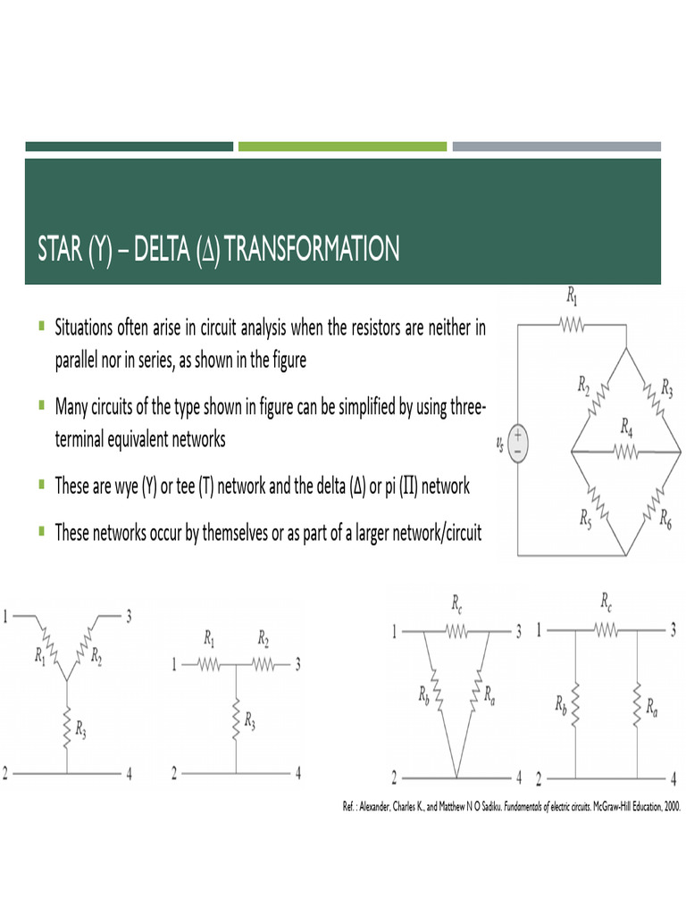 L8 Star Delta Transformation | PDF