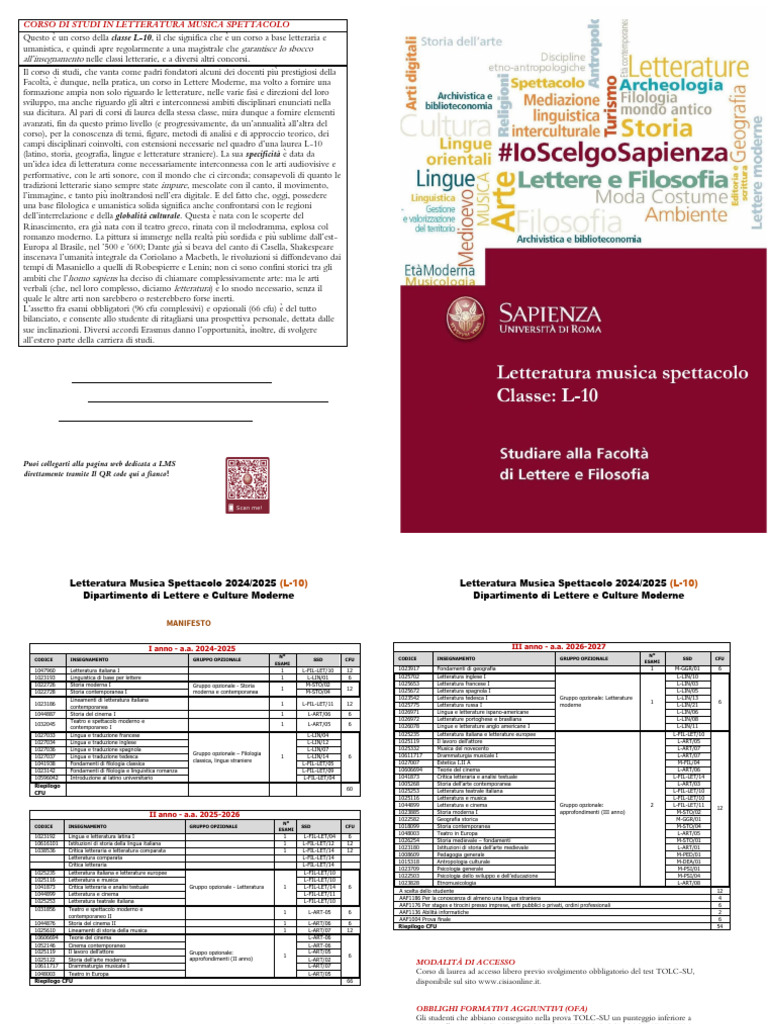 Brochure Lms 2024-2025 | PDF