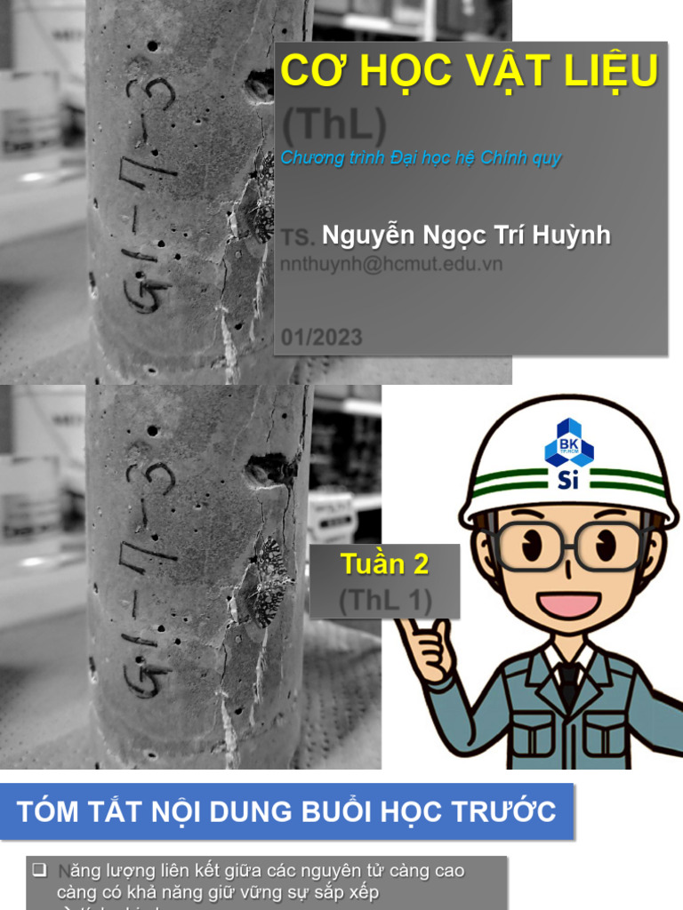 Co Hoc Vat Lieu - THL 1 - Huynh | PDF
