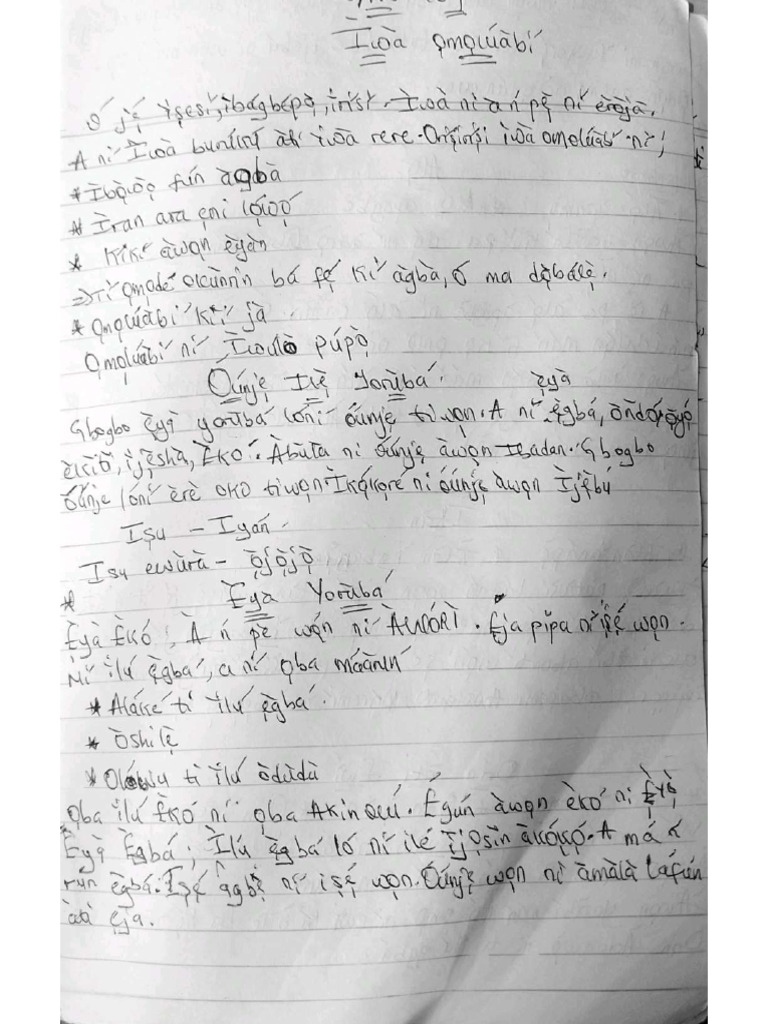 GNS 104 Yoruba Note - Compressed | PDF