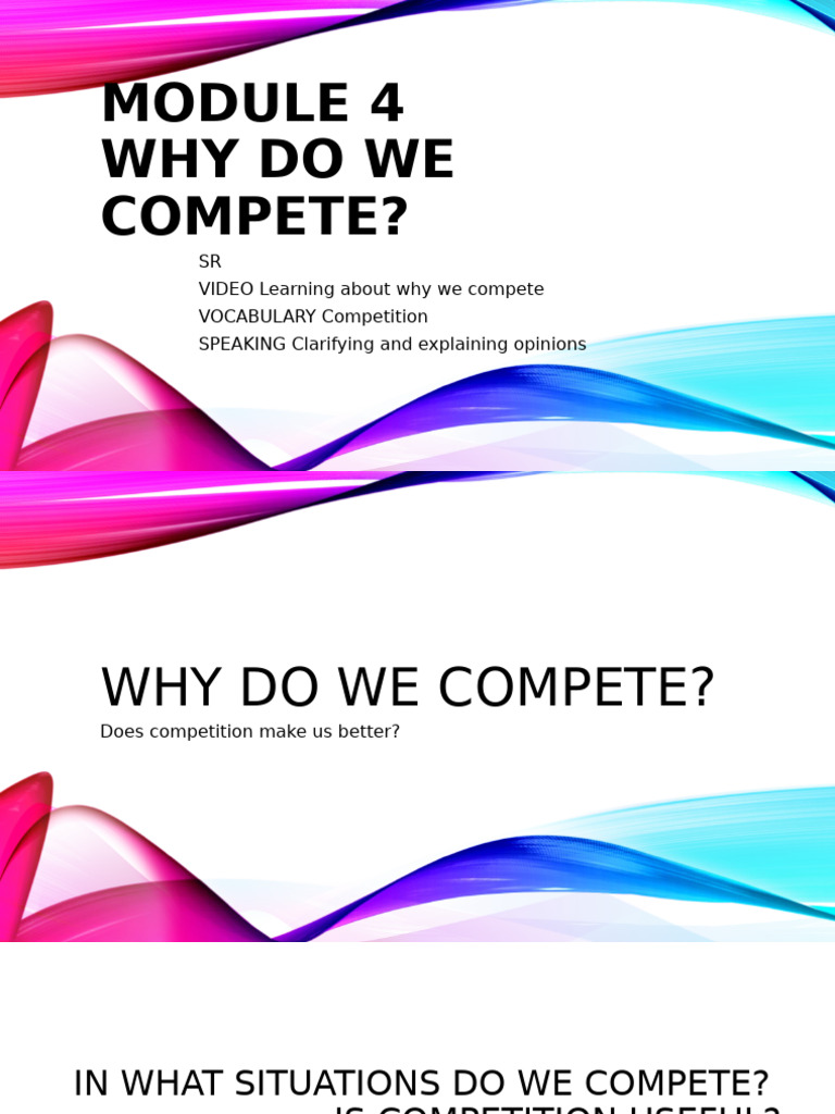 Why do we compete? | PDF