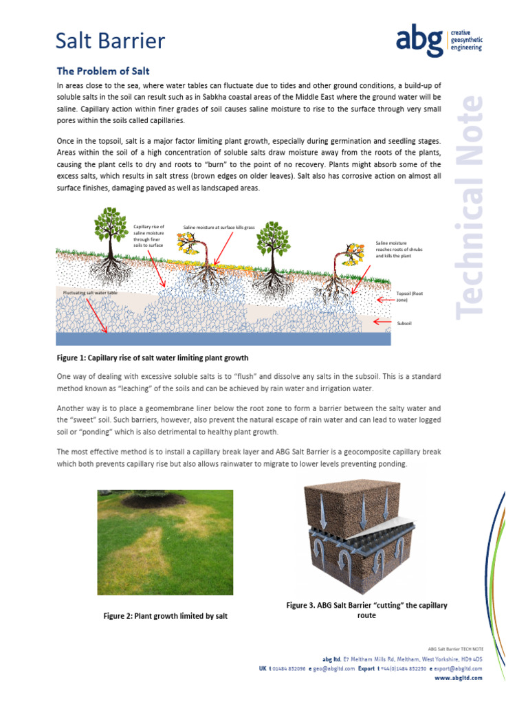 ABG Salt Barrier TECH NOTE | PDF
