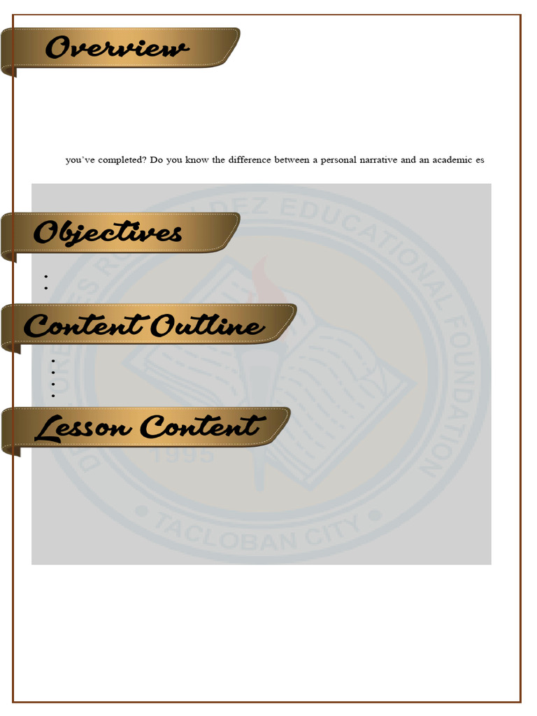 MODULE-1_NATURE-OF-ACADEMIC-TEXTS | PDF