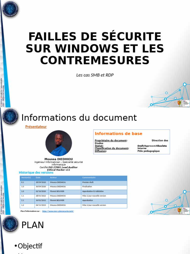 Failles de Sécurité Sous Windows Et Contremesures | PDF