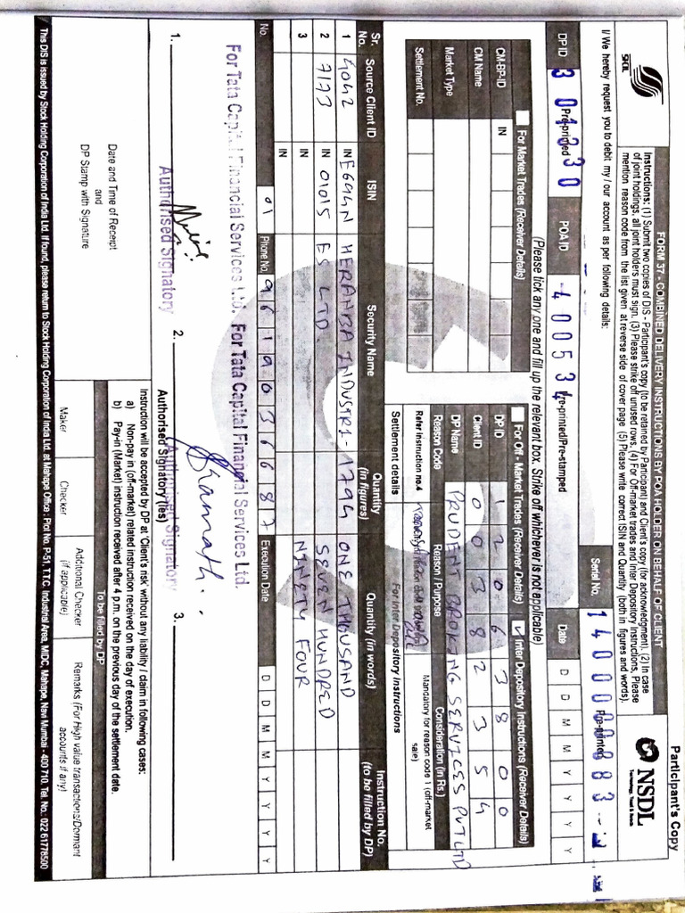 Slip No - 1400000083 | PDF