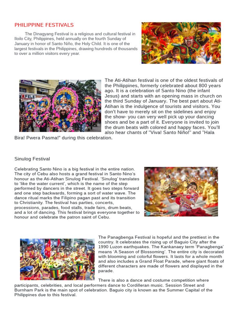 philippine festivals | PDF