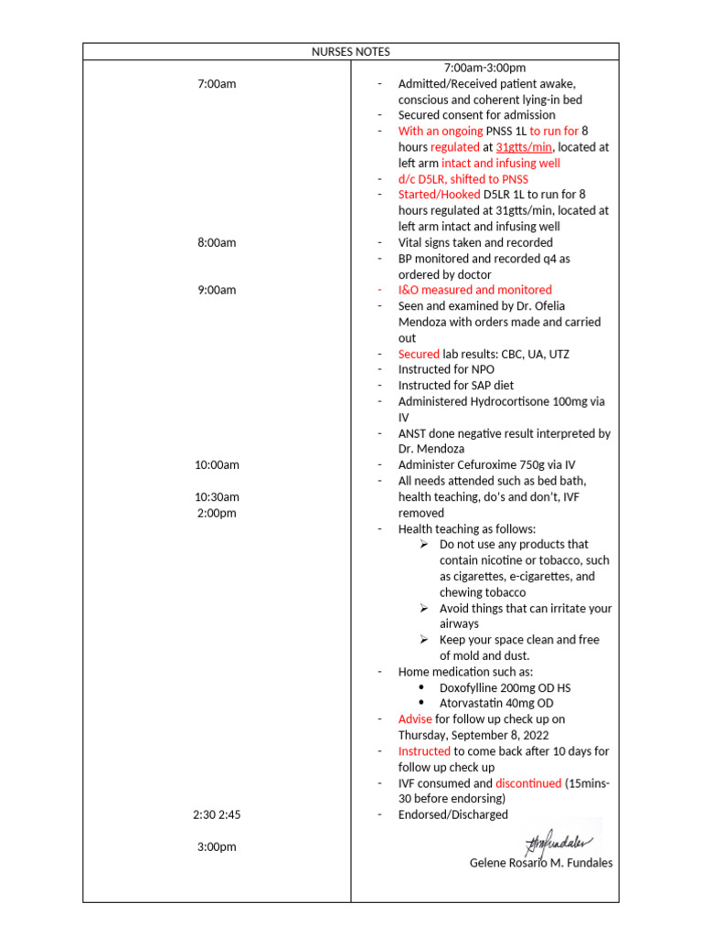 NURSES-NOTES | PDF