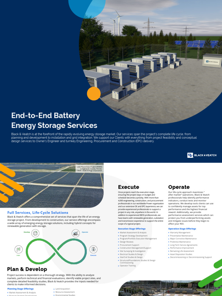 21 BESS Services Cutsheet | PDF