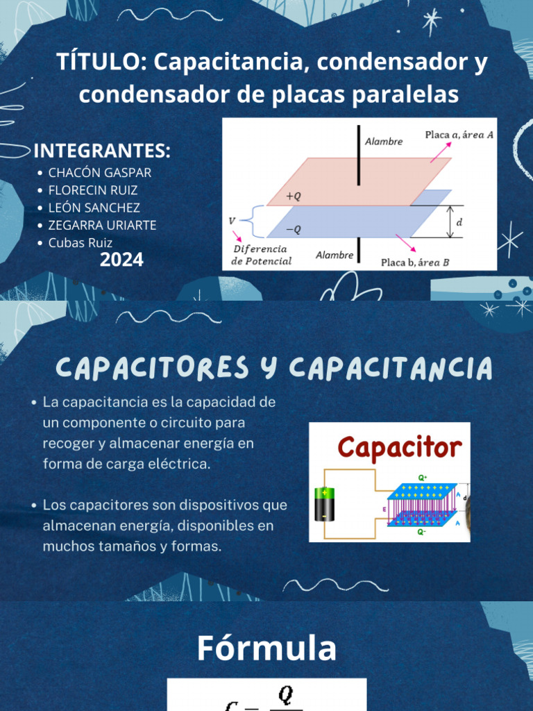 Capacitores y Capacitancia | PDF