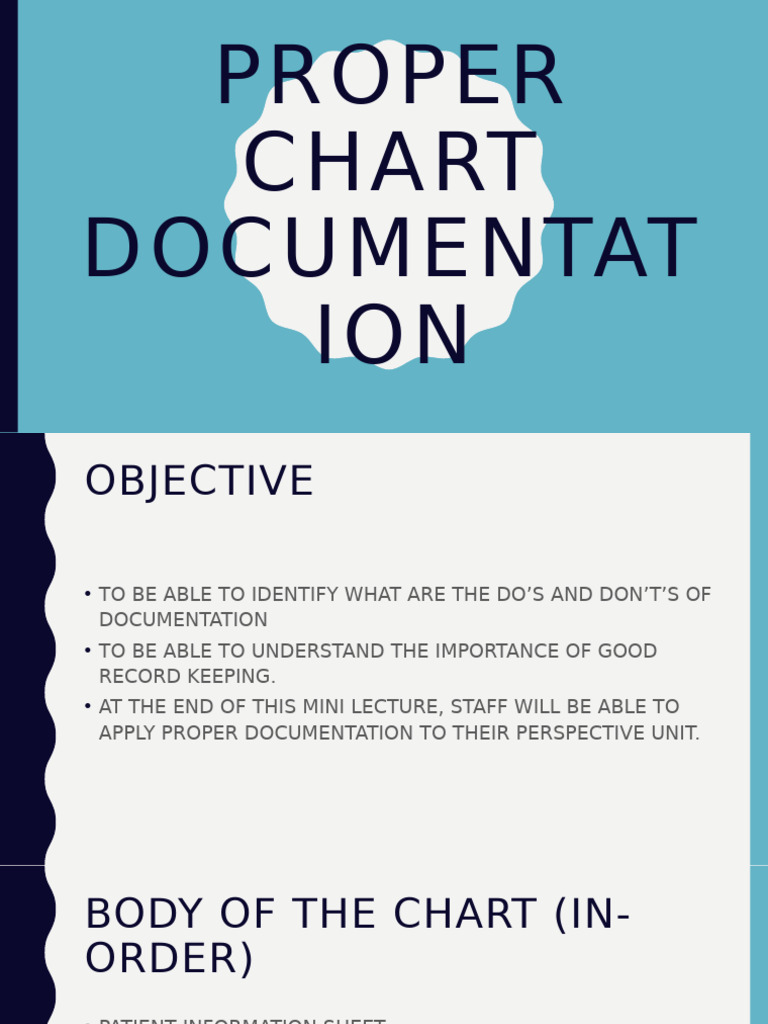 Proper Chart Documentation | PDF