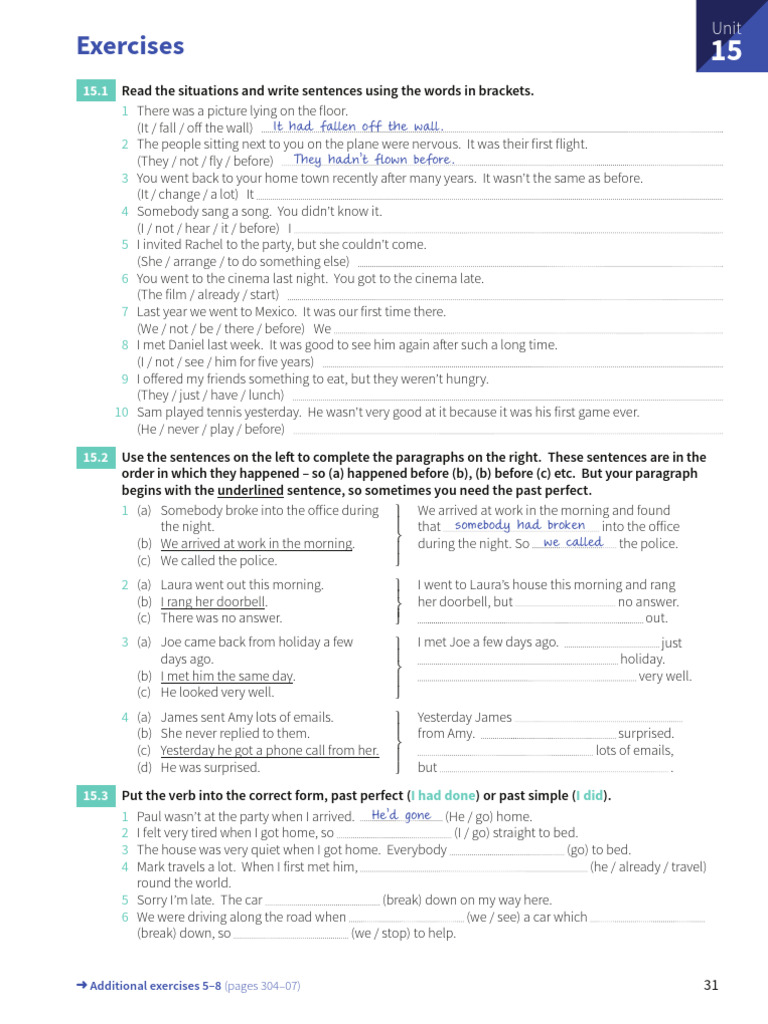 PR Perf Past Simp | PDF