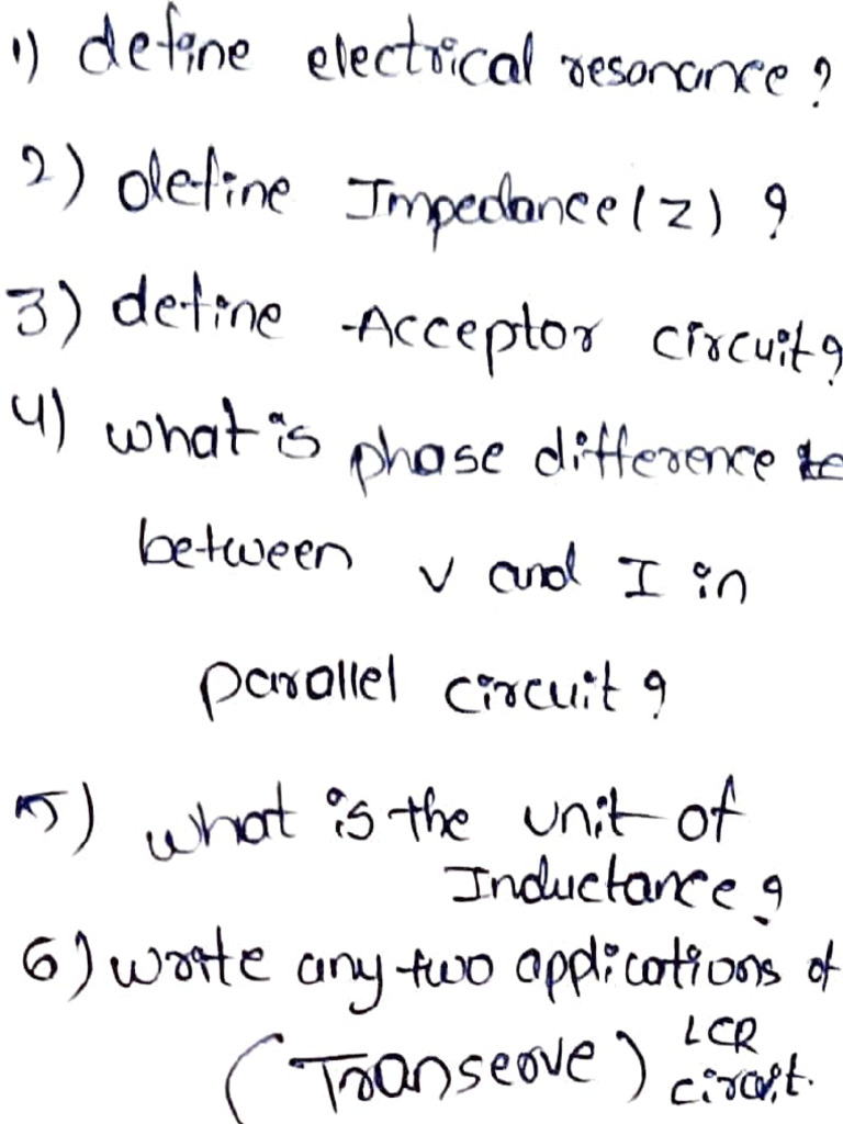 Bee Important Questions | PDF