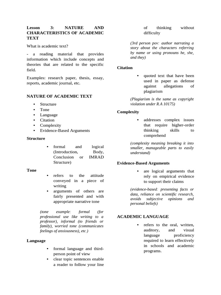Structure of Text | PDF