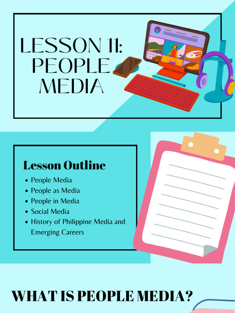 Lesson-11-People-Media 20240810 193444 0000 | PDF