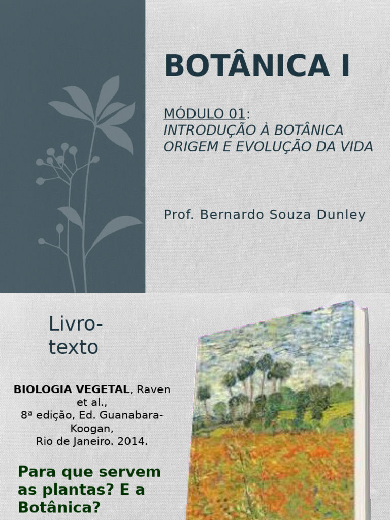 B1-M1 - Intro Bot. Orig. Vida | PDF