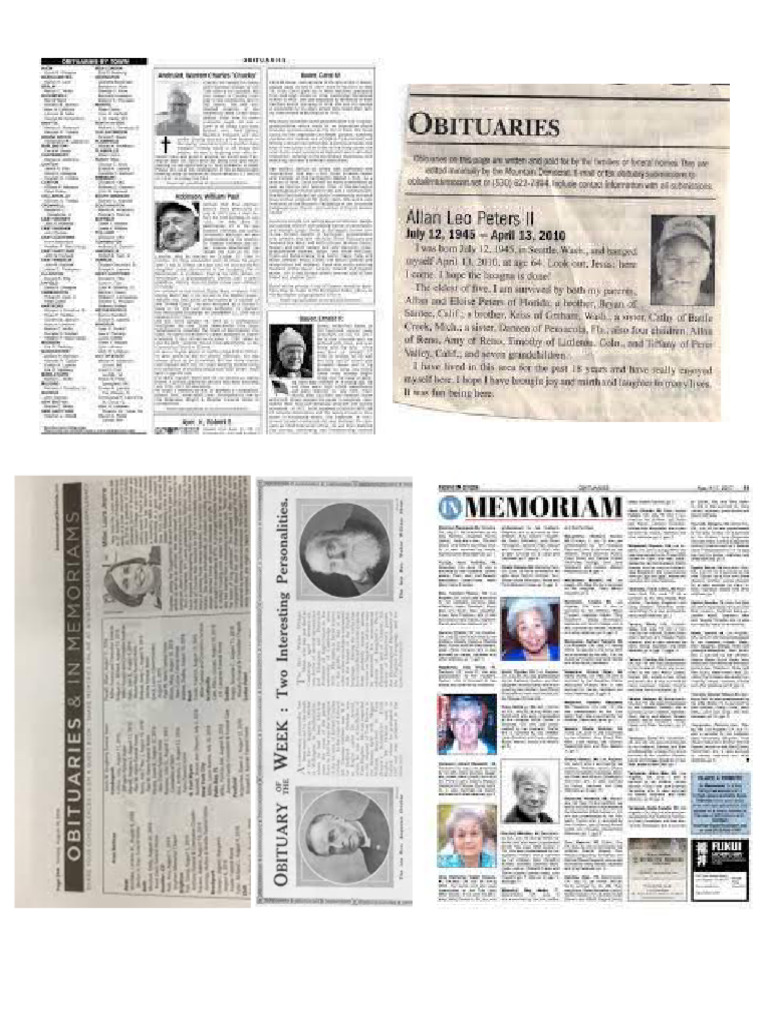 Parts of Newspaper | PDF