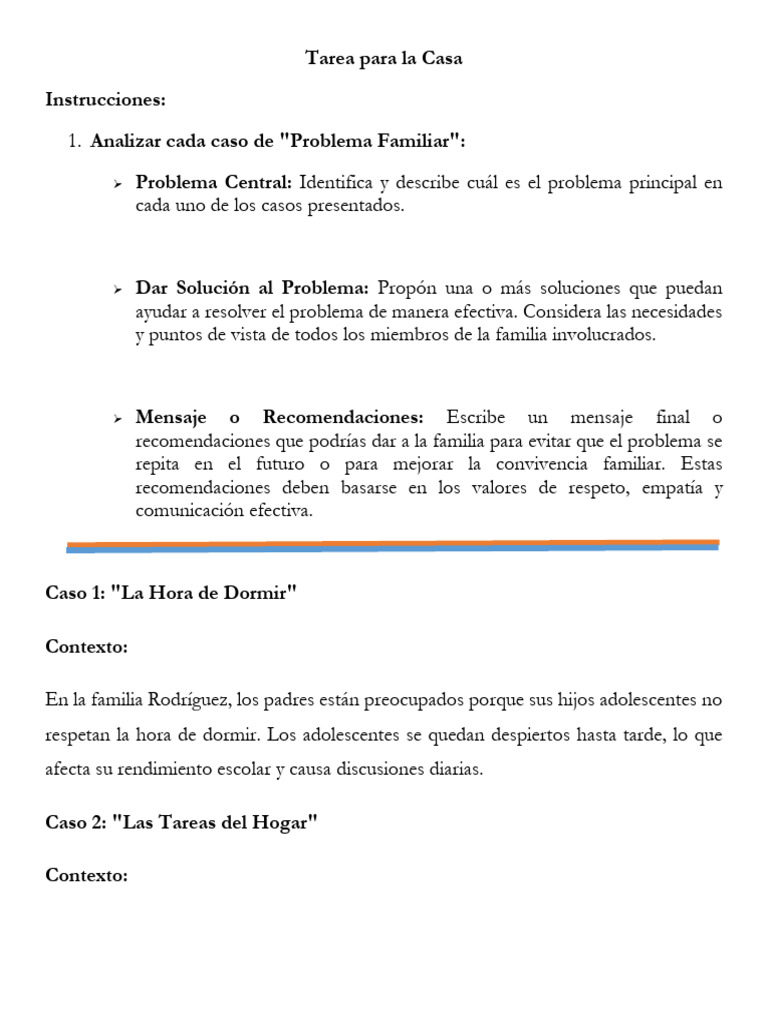 Tarea Para La Casa | PDF
