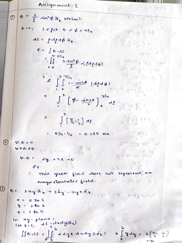 EM Assignment 1 | PDF