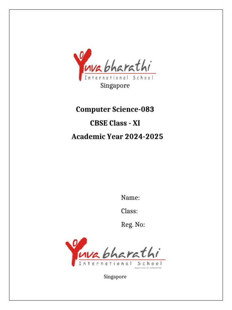 Cs Lab Programs Template 1 Pdf
