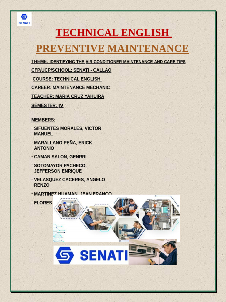 Technical English Entregable | PDF
