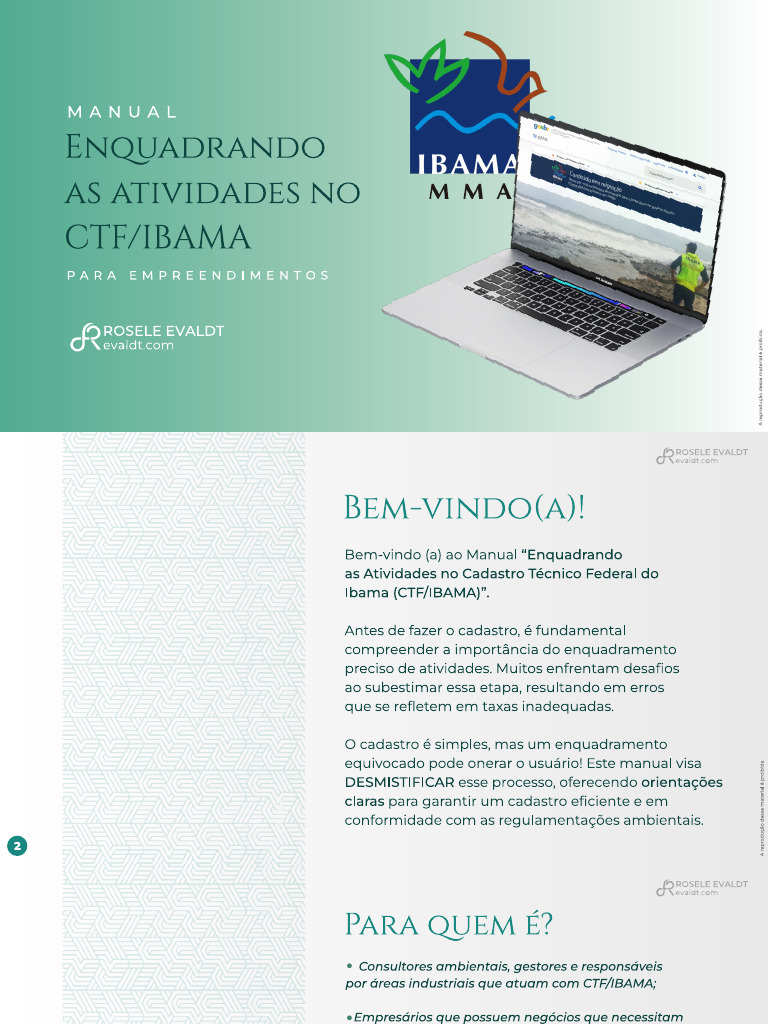 Manual Enquadramento CTF - IBAMA_Por Rosele Evaldt | PDF