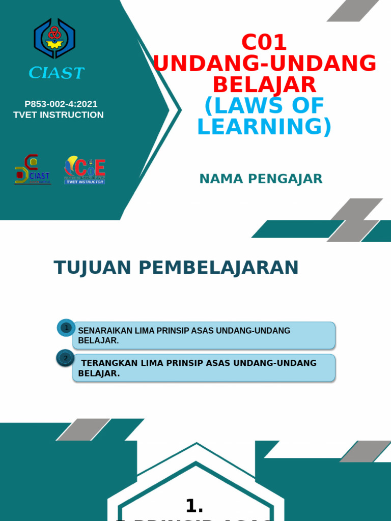 C01_5 LAWS OF LEARNING | PDF