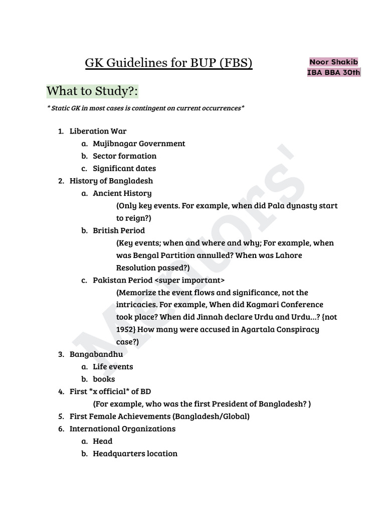 BUP-GK-Guideline | PDF