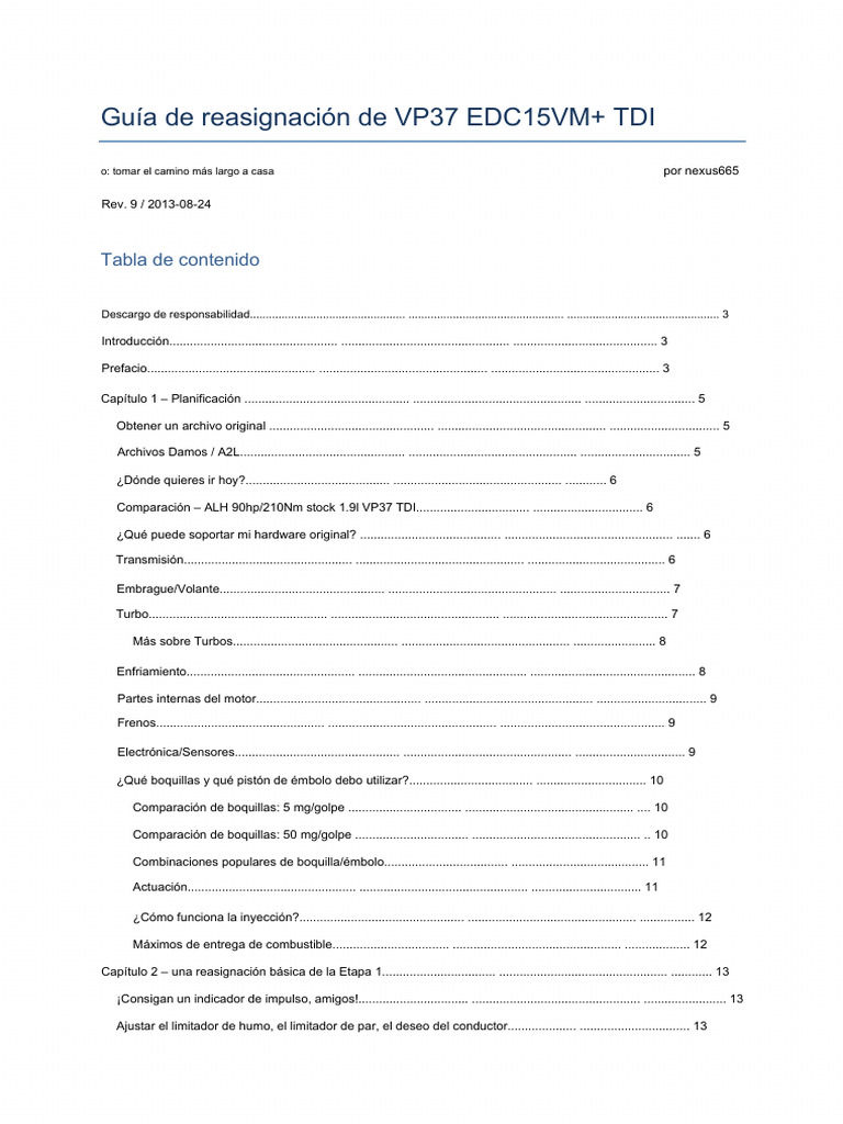 Guia Rasignacion vp37 | PDF