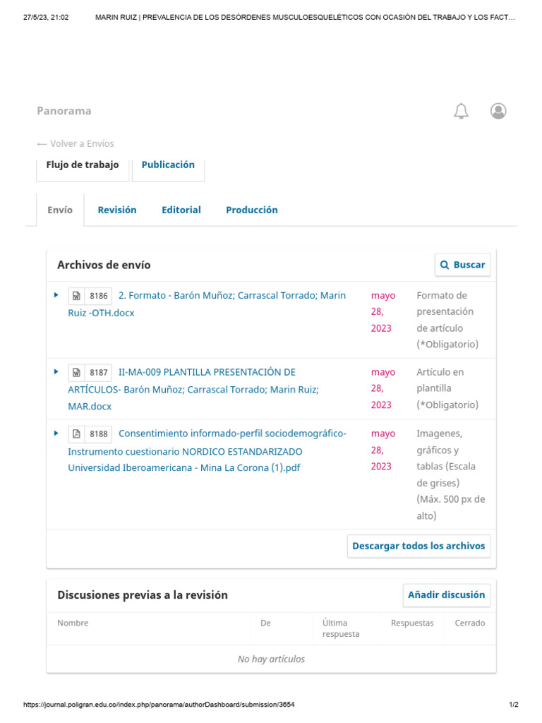 3440 - Revista Panorama Presentacion Articulo - Baron Muñoz Carrascal ...