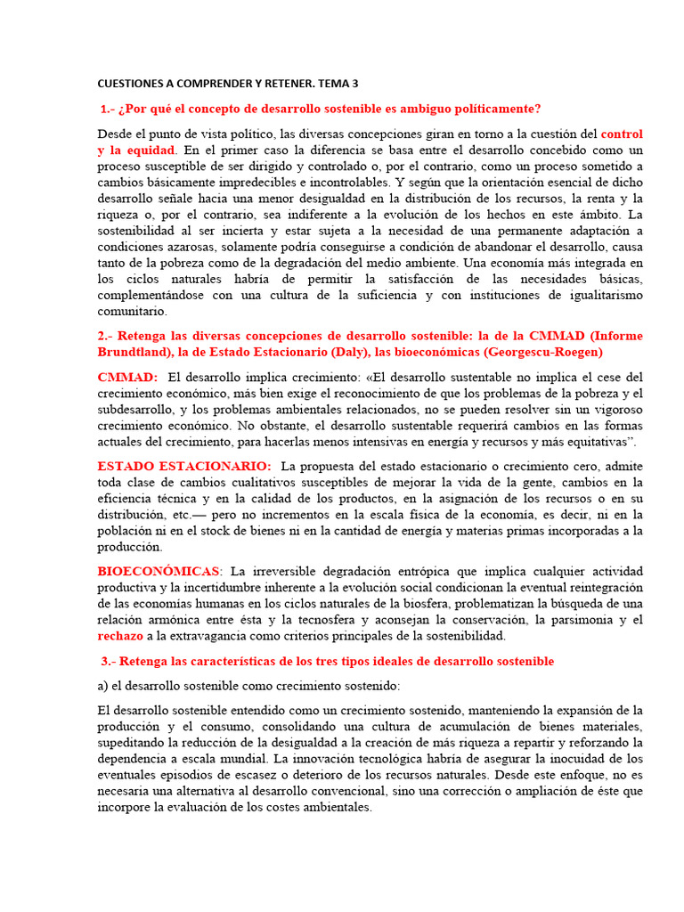 Autocomprensión TEMA 3 | PDF